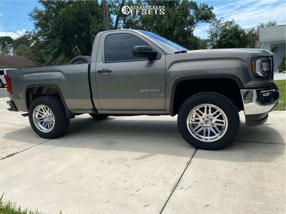 2017 GMC Sierra 1500 with 20x10 -19 Fuel Ignite and 275/60R20 Firestone ...