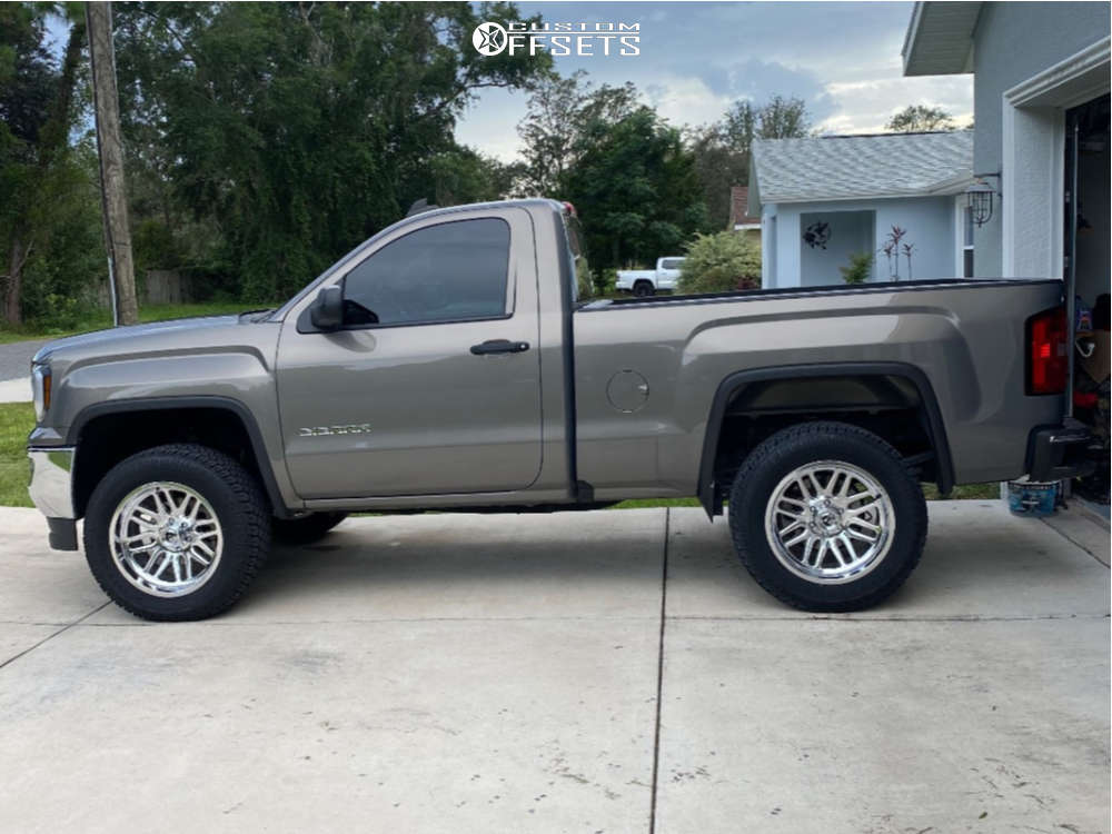 2017 GMC Sierra 1500 with 20x10 -19 Fuel Ignite and 275/60R20 Firestone ...