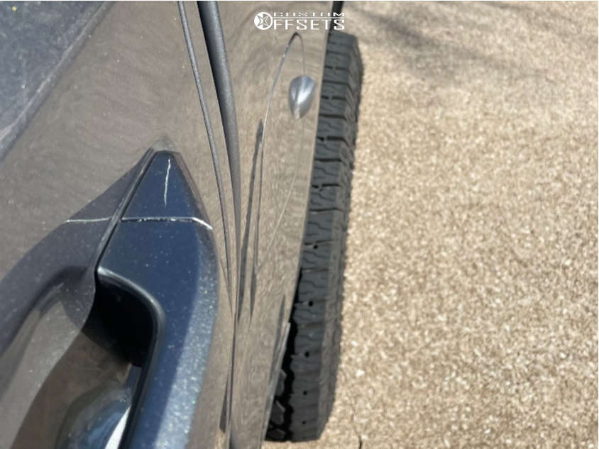 2021 Chevrolet Silverado 1500 with 20x10 -25 Vision Rocker and 33/12 ...