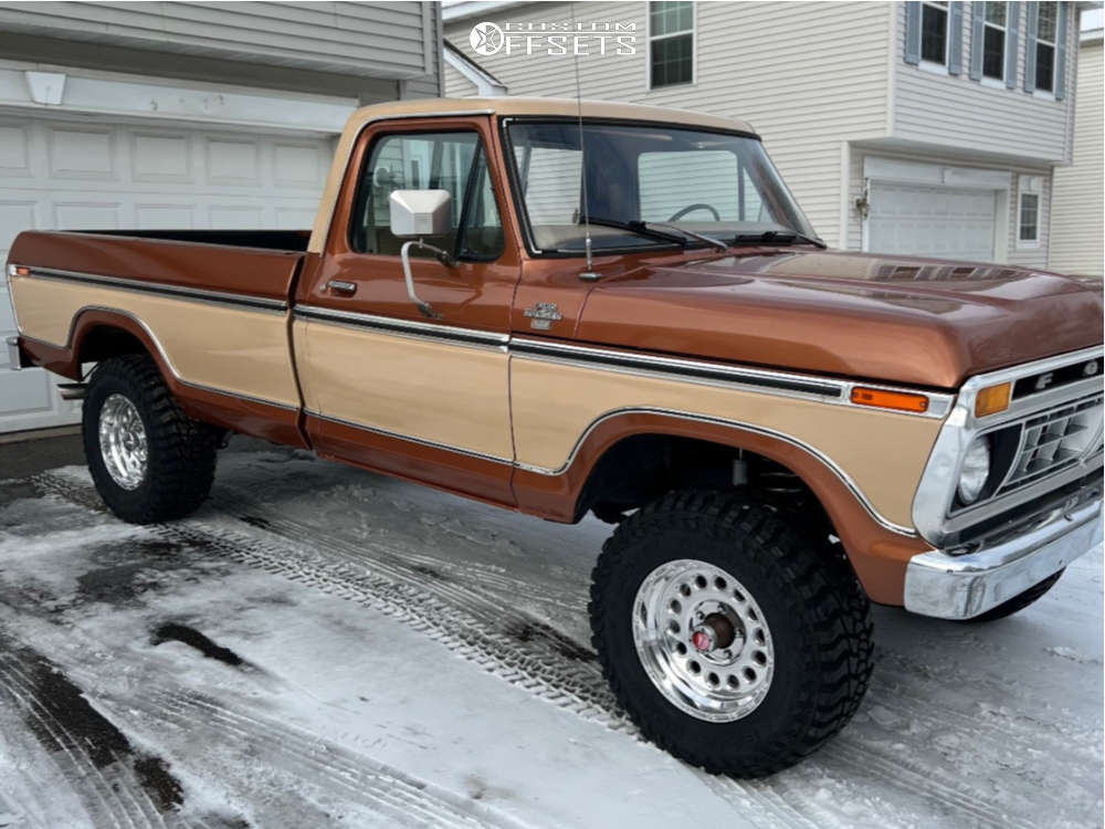 1977 Ford F-150 with 17x9 Raceline Rockcrusher and 33/12.5R17 Mickey ...
