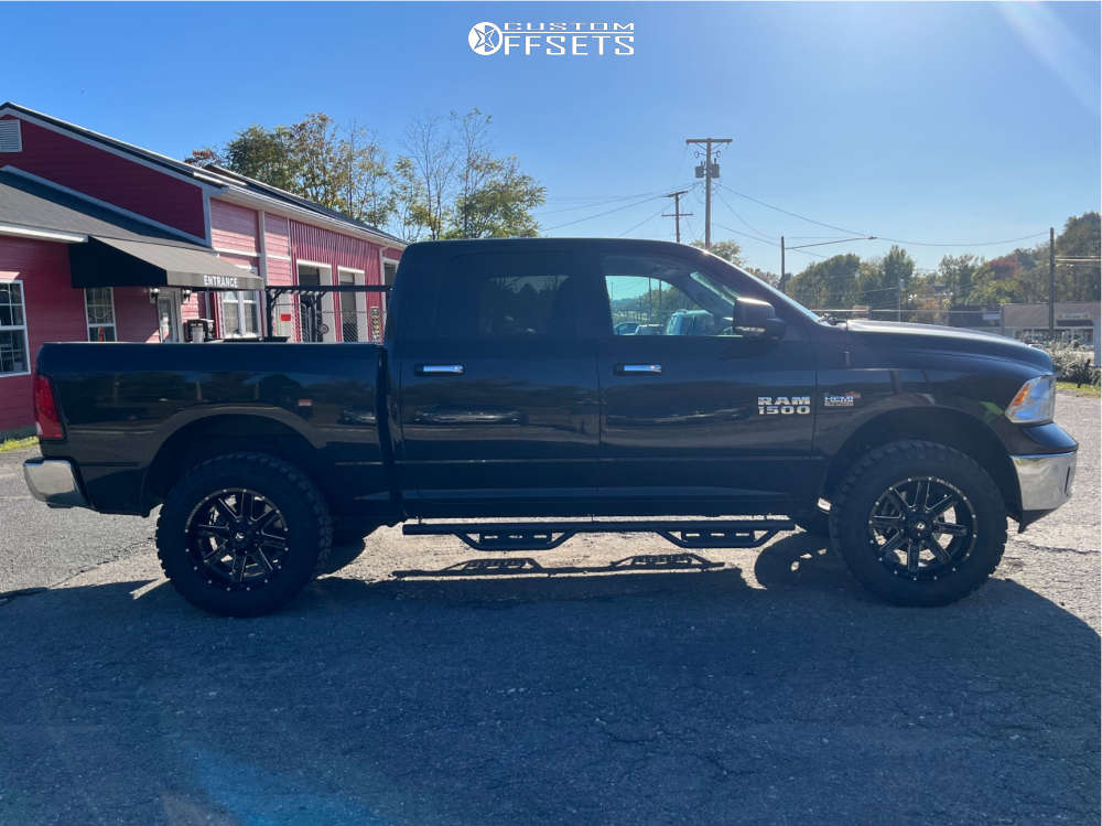 2017 Ram 1500 with 20x10 -19 Ballistic Rage and 35/12.5R20 Mickey ...