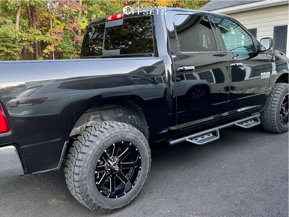 2017 Ram 1500 with 20x10 -19 Ballistic Rage and 35/12.5R20 Mickey ...