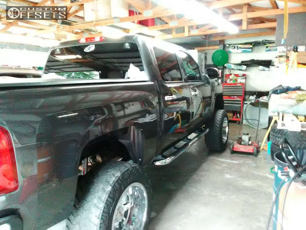2010 Chevrolet Silverado 1500 with 20x12 -44 Gear Off-Road 726C and 35/ ...