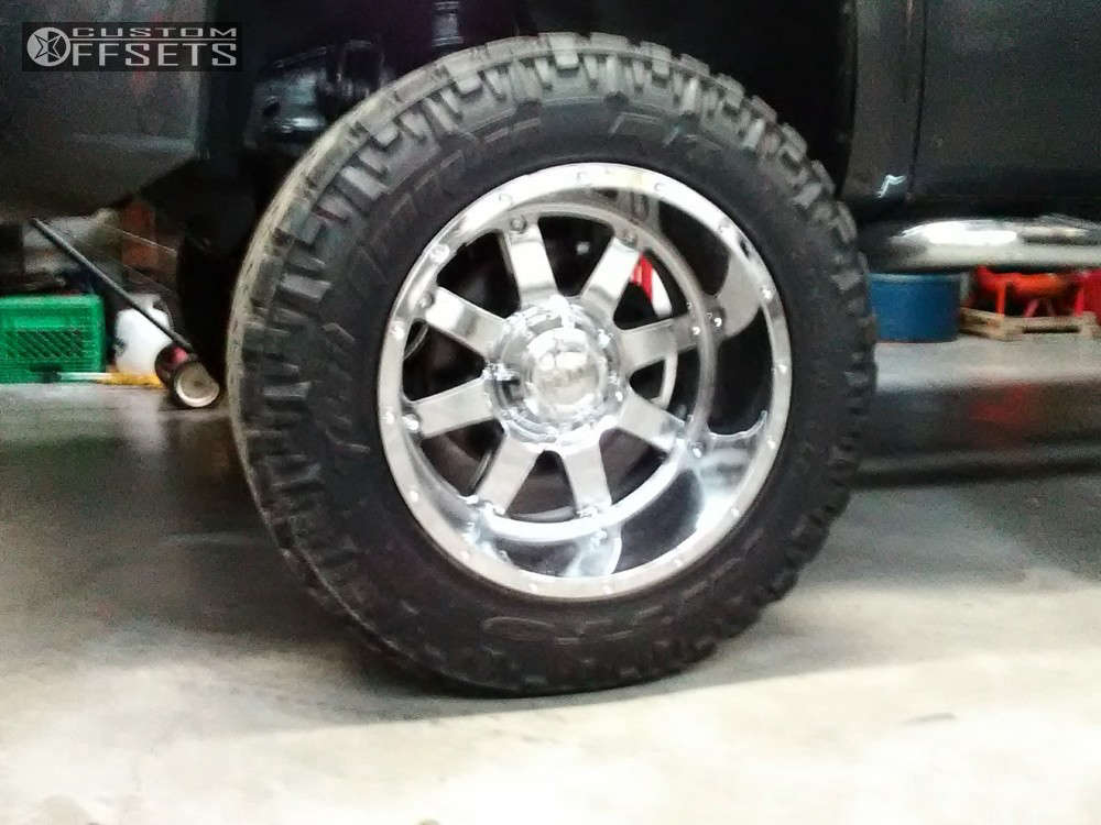2010 Chevrolet Silverado 1500 with 20x12 -44 Gear Off-Road 726C and 35/ ...