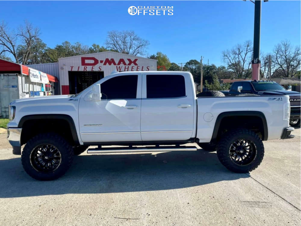 2018 GMC Sierra 1500 with 20x10 -18 Fuel Arc and 35/12.5R20 Atturo ...