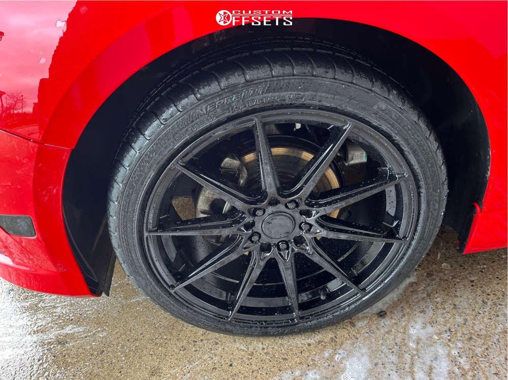 2014 Chevrolet Cruze with 18x8 38 DRW D19 and 225/40R18 Vercelli Strada ...