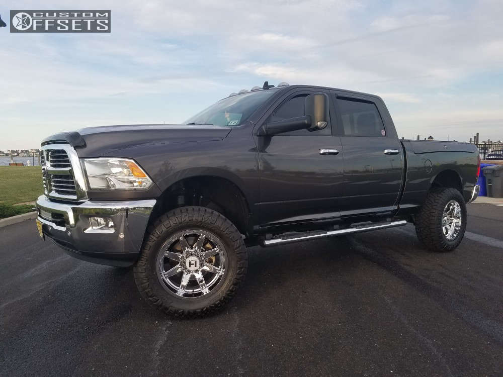 2016 Ram 2500 with 20x10 -19 Hostile Alpha and 35/12.5R20 Nitto Ridge Grappler and Leveling Kit ...