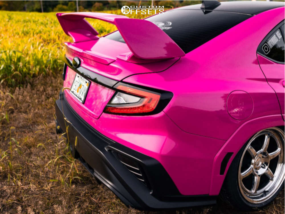 2022 Subaru WRX with 18x9.5 38 Kansei Roku and 215/35R18 Westlake SA07 ...