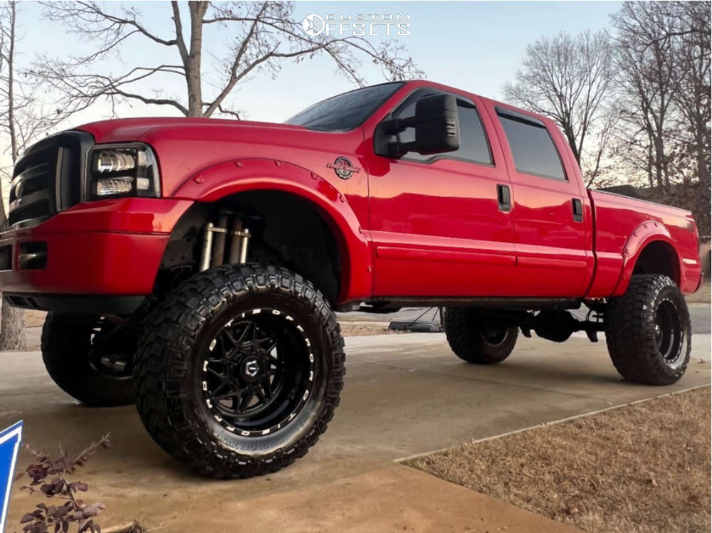 2001 Ford F-250 Super Duty with 20x12 -44 TIS 552b and 38/13.5R20 Fury ...