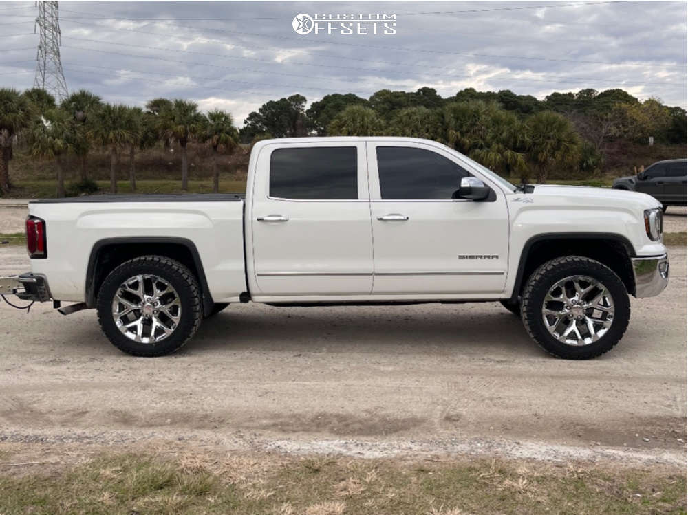 2018 GMC Sierra 1500 with 22x9 24 Factory Reproductions Fr59 and 35/12 ...