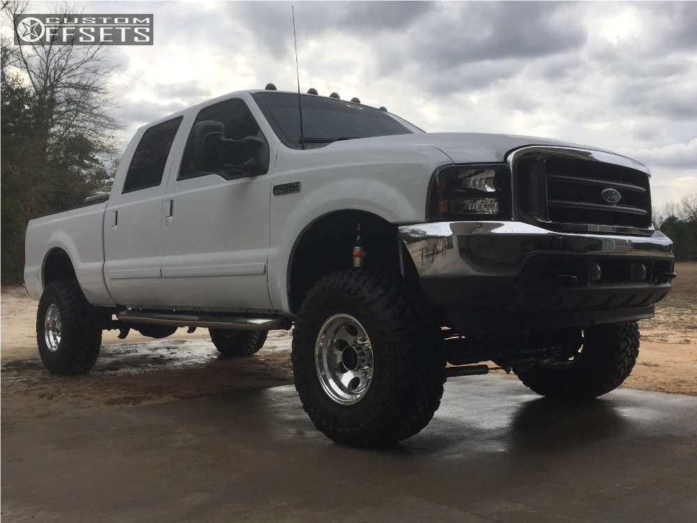 2002 Ford F-250 Super Duty with 16x10 -24 Eagle Alloy Series 058 and ...