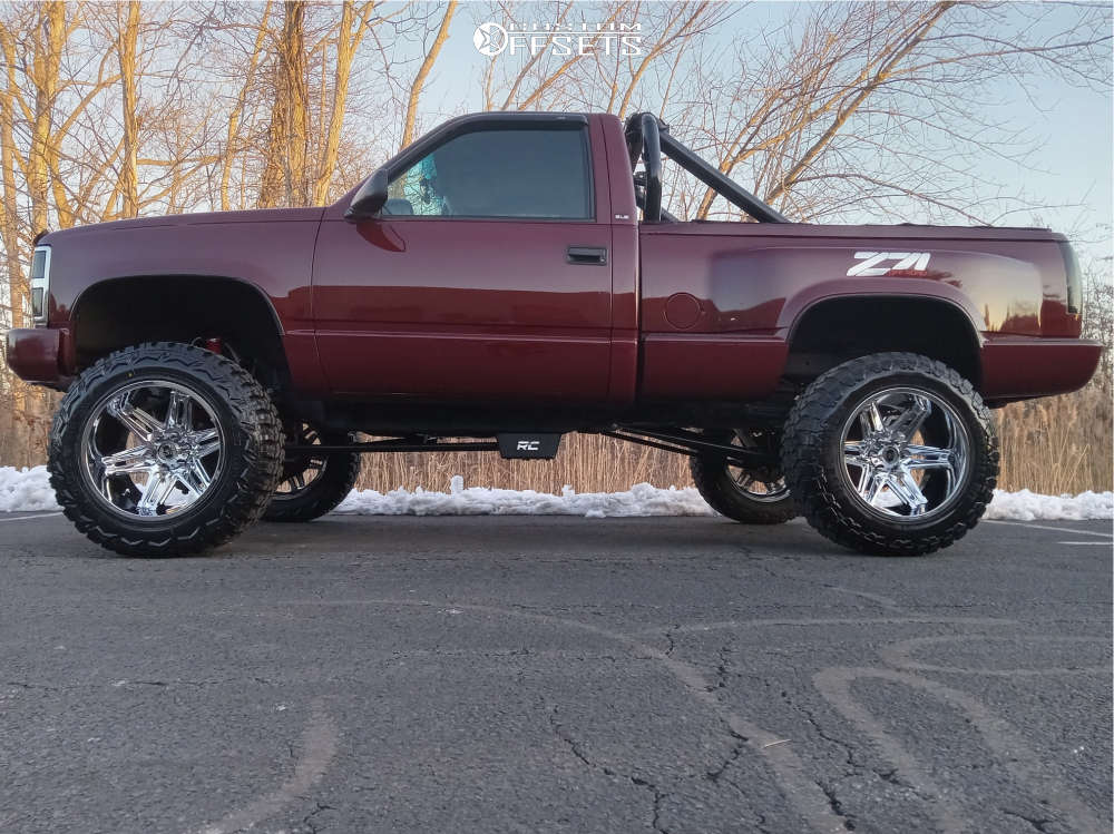 1994 GMC K1500 with 20x12 -51 Vision Razor and 35/12.5R20 Americus ...