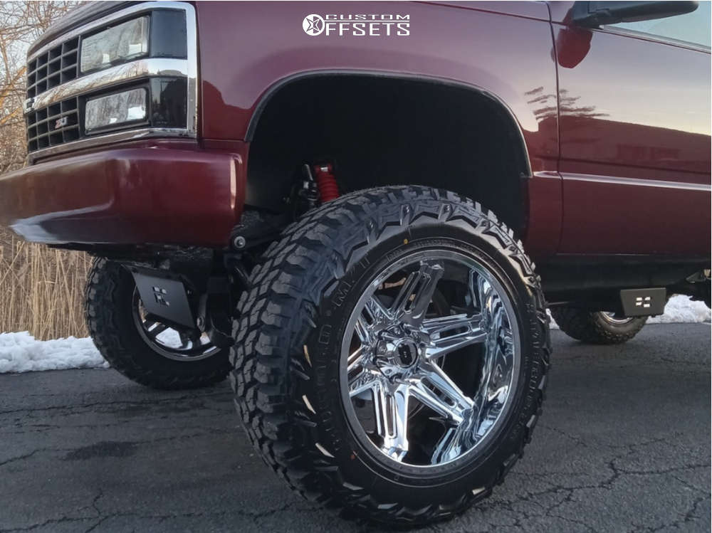 1994 GMC K1500 with 20x12 -51 Vision Razor and 35/12.5R20 Americus ...