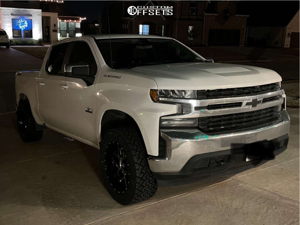 2019 Chevrolet Silverado 1500 with 20x10 -29 Vision Sliver and 33/12 ...