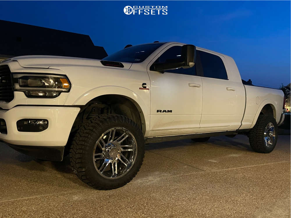 2021 Ram 2500 with 22x10 -25 ARKON OFF-ROAD Davinci and 35/12.5R22 ...