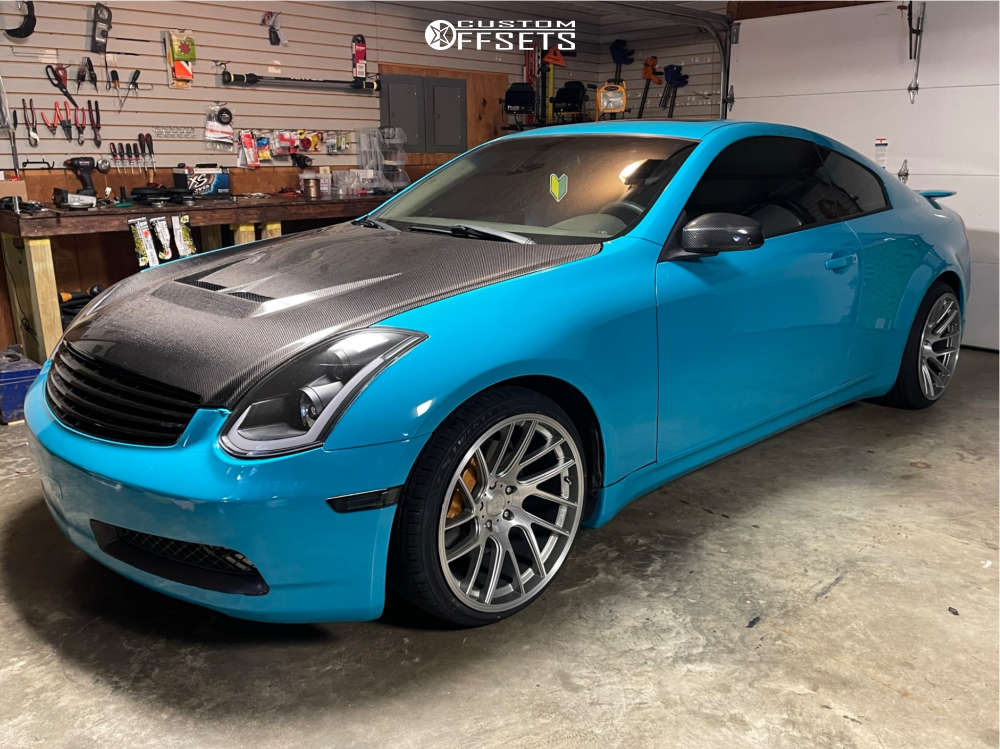 2004 INFINITI G35 with 19x9.5 15 Anovia Elder and 225/35R19 Lexani Lx ...