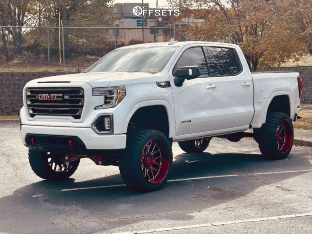 2020 GMC Sierra 1500 with 24x12 -42 Axe Offroad Ax6.2 and 35/12.5R24 ...
