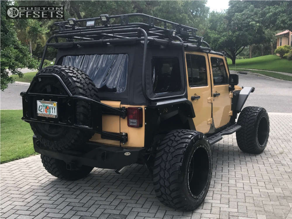 2013 Jeep Wrangler with 22x14 -76 Red Dirt Road Rd01 and 37/13.5R22 AMP ...