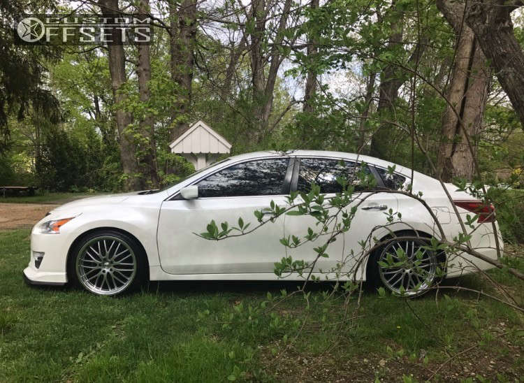 2013 Nissan Maxima with 20x8.5 35 TSW Snetterton and 235/35R20 Nankang ...