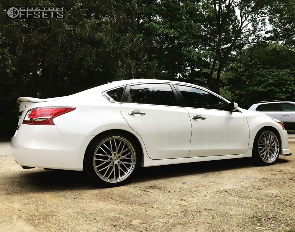 2013 Nissan Maxima with 20x8.5 35 TSW Snetterton and 235/35R20 Nankang ...