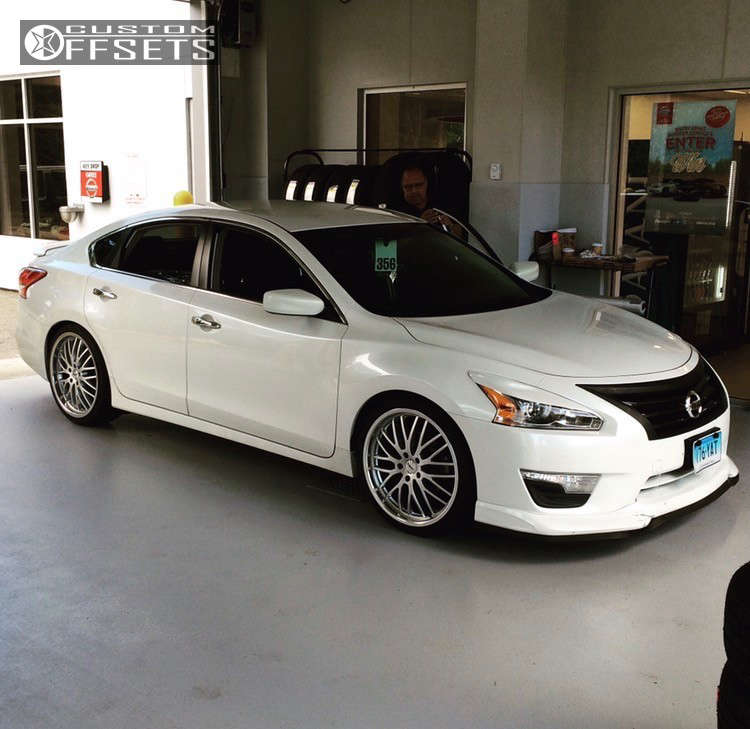 2013 Nissan Maxima with 20x8.5 35 TSW Snetterton and 235/35R20 Nankang ...
