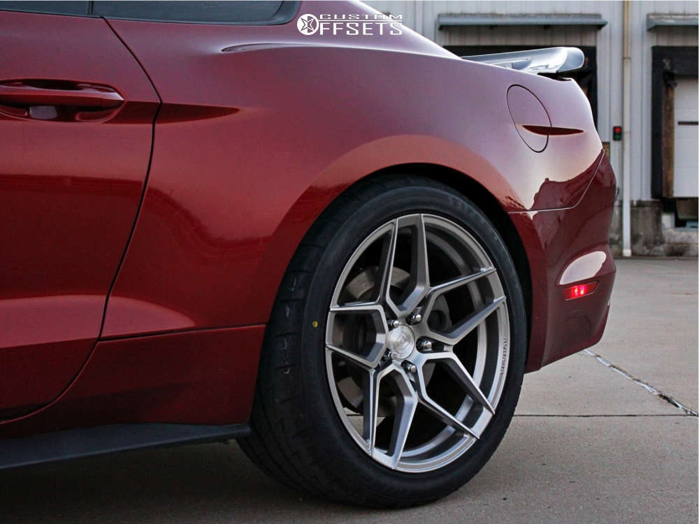2016 Ford Mustang with 20x9 22 Rohana Rfx11 and 255/35R20 Firestone ...