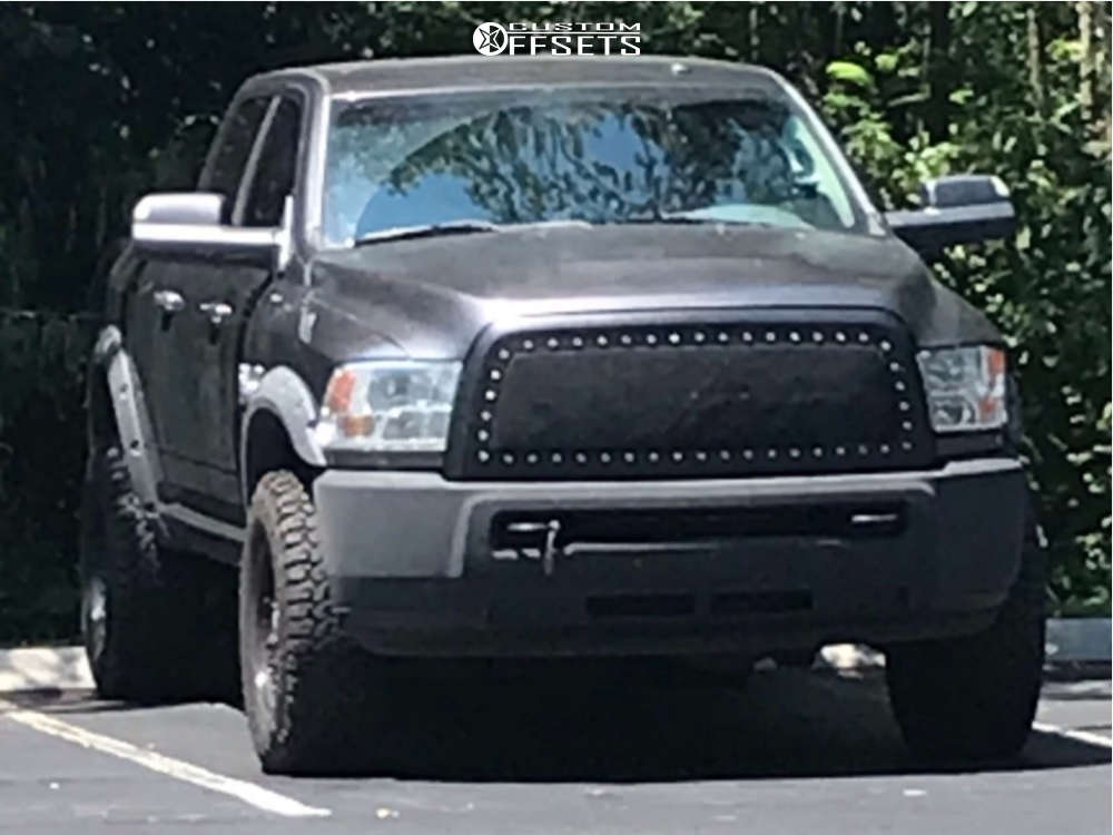 2016 Ram 2500 with 18x9.5 -18 Black Rhino Axle and 35/12.5R18 ...
