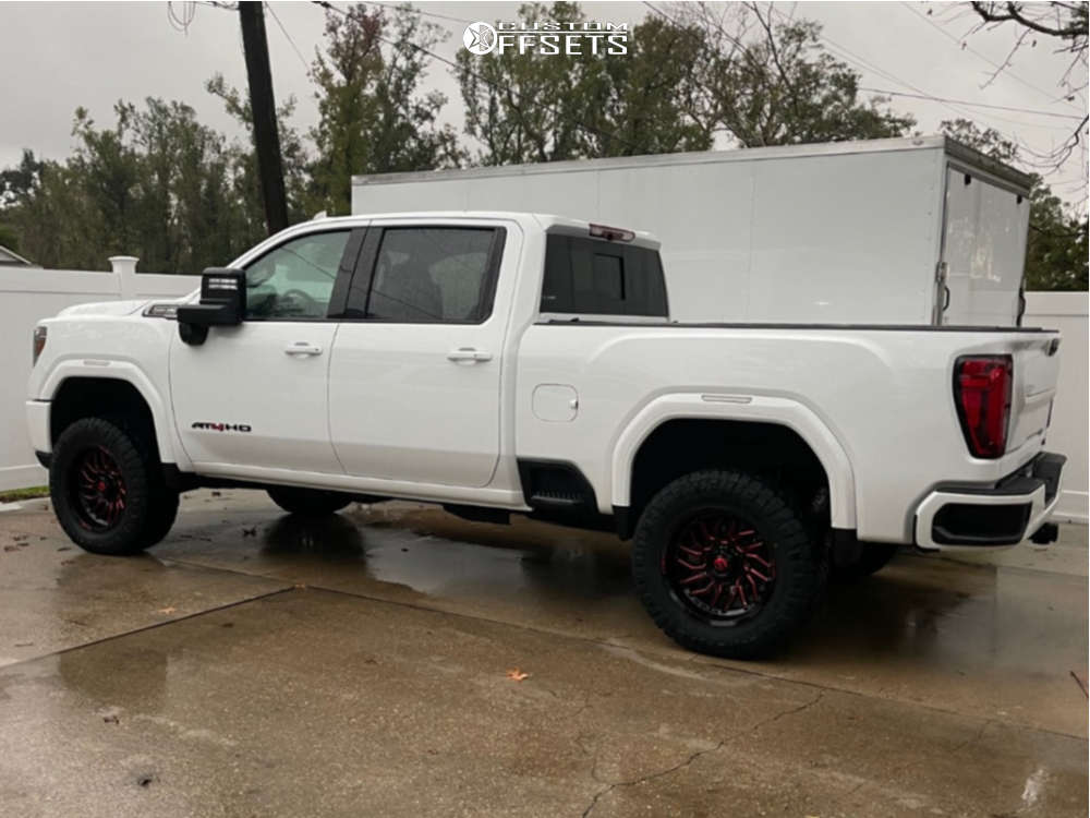 2022 GMC Sierra 2500 HD with 20x10 -18 Fuel Hurricane and 35/12.5R20 ...