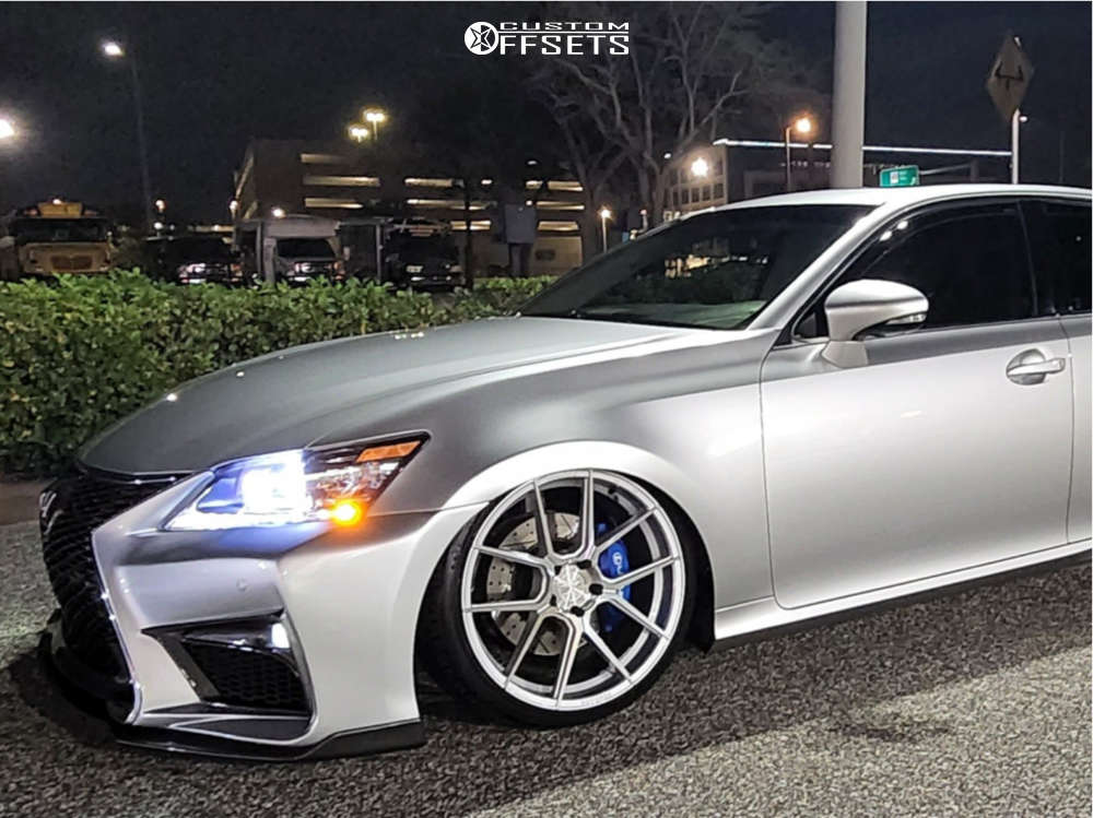 2013 Lexus GS350 with 20x10.5 40 Ferrada F8-FR8 and 225/35R20 Versatyre ...