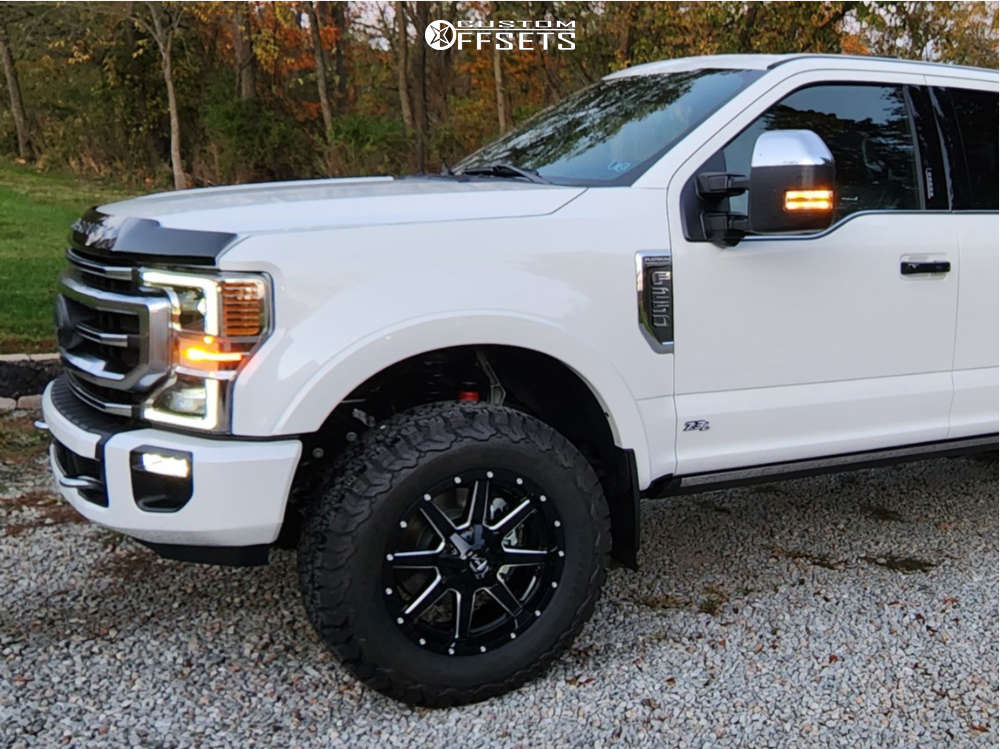 2022 Ford F-250 Super Duty with 20x9 1 Fuel Maverick and 295/55R20 ...