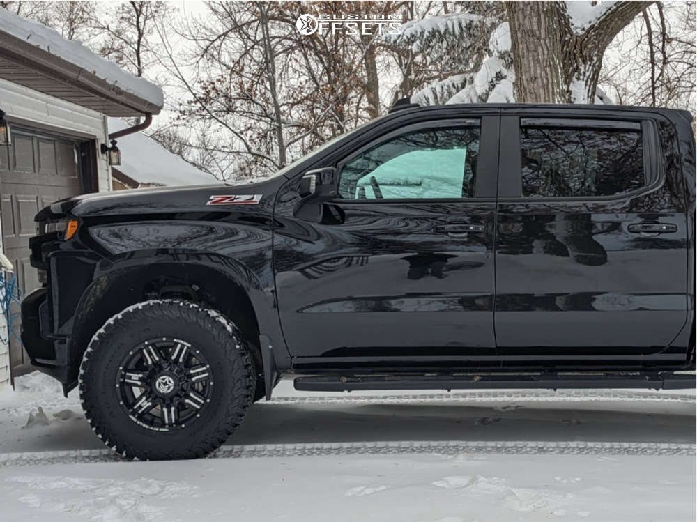 2019 Chevrolet Silverado 1500 with 18x9 -12 Anthem Off-Road Equalizer ...