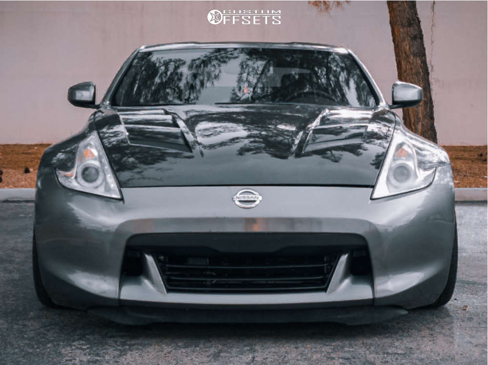 2012 Nissan 370Z with 19x9.5 22 ESR Sr07 and 245/40R19 Michelin Pilot ...