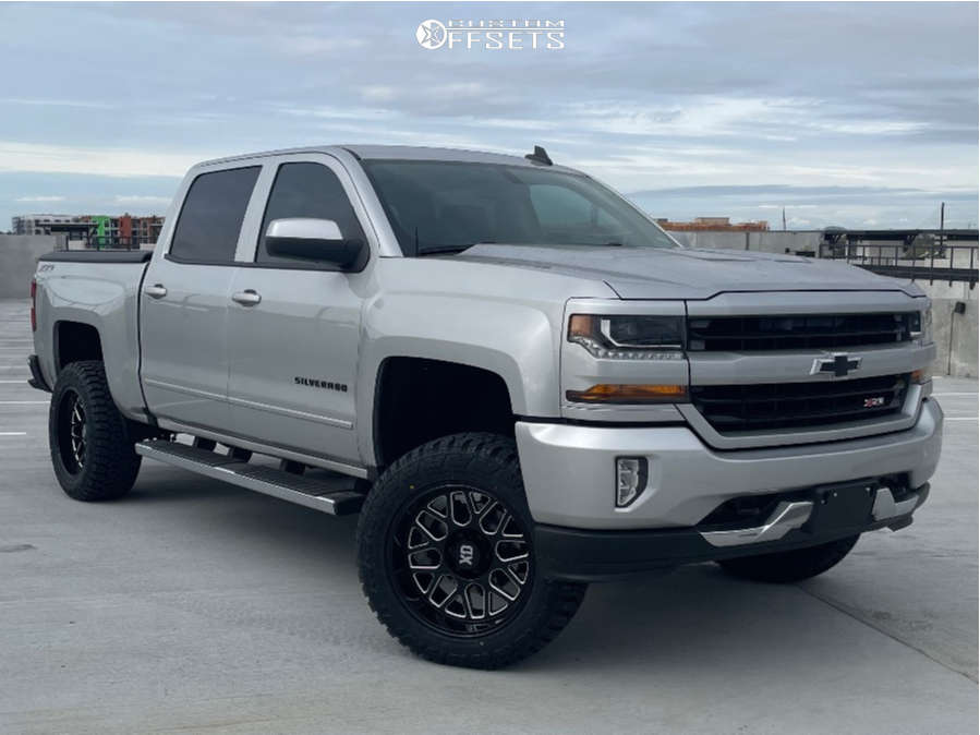 2017 Chevrolet Silverado 1500 with 20x10 -18 XD Xd849 and 33/12.5R20 ...