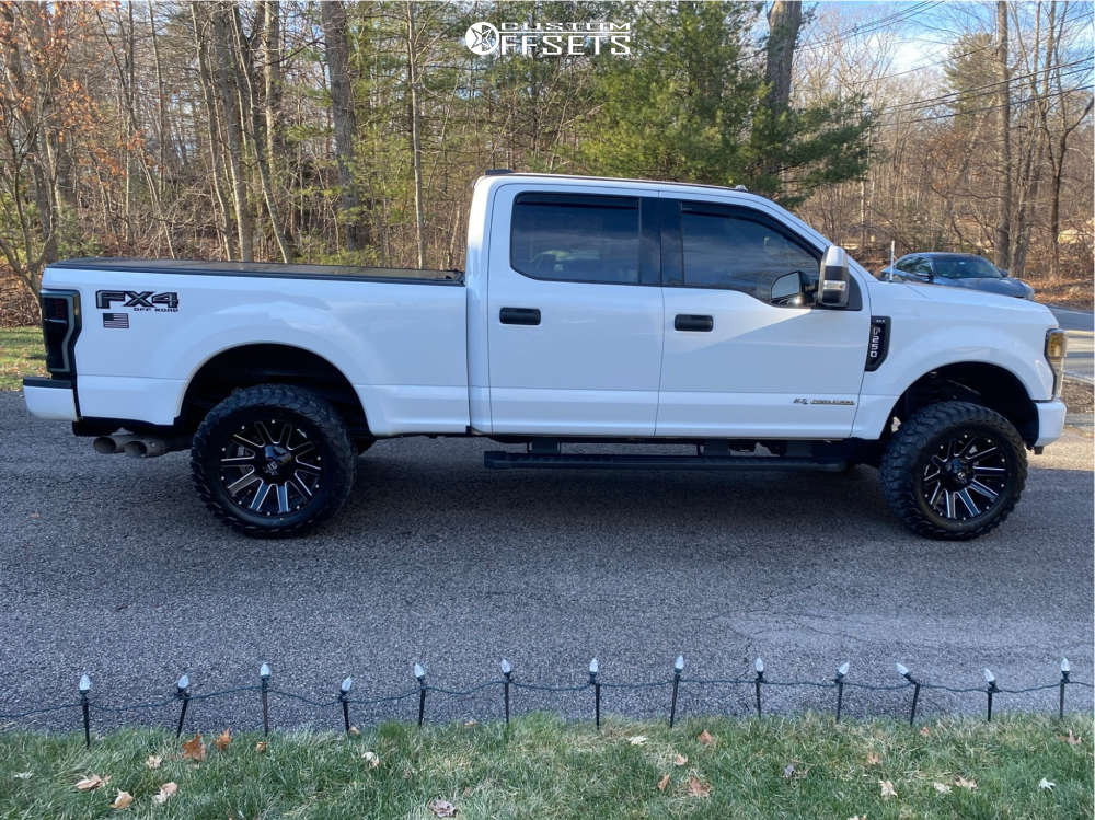 2022 Ford F-250 Super Duty with 20x10 -18 Fuel Contra and 35/12.5R20 ...