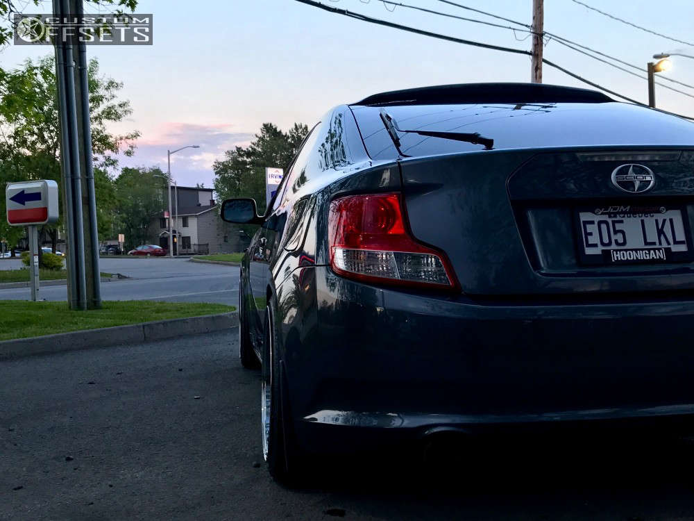 2013 Scion TC with 18x9.5 22 ESR Sr09 and 225/40R18 Nankang Ns2 and ...