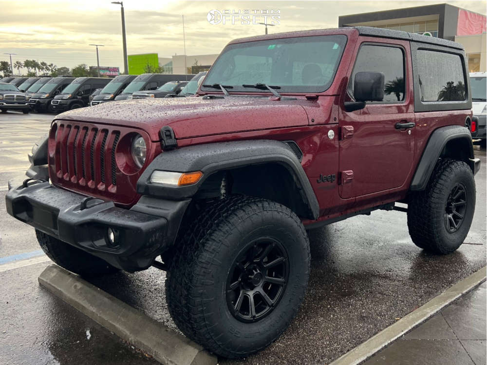 2021 Jeep Wrangler with 17x8.5 -6 Vision Turbine and 315/70R17 Nitto Terra Grappler G2 and ...