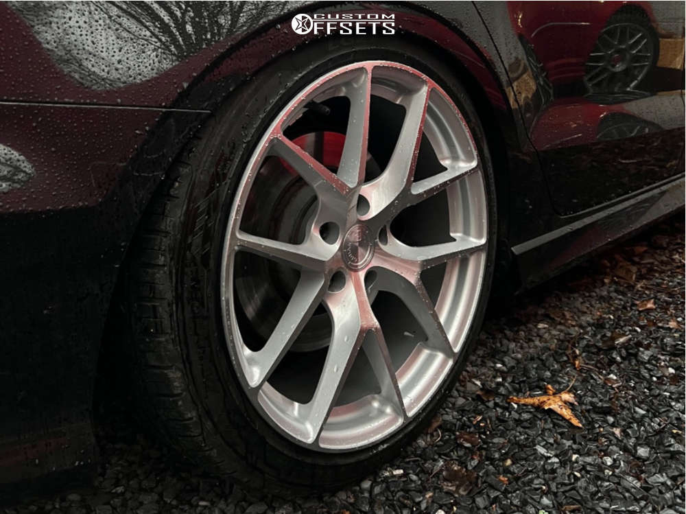2015 Audi S3 with 18x8.5 35 Aodhan Aff7 and 225/40R18 Michelin Pilot ...