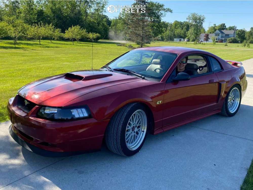2003 Ford Mustang with 18x9 22 SVE Series 1 and 265/40R18 Yokohama ...