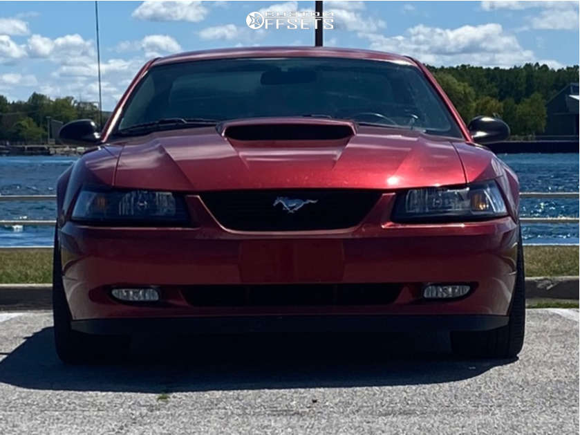 2003 Ford Mustang with 18x9 22 SVE Series 1 and 265/40R18 Yokohama ...