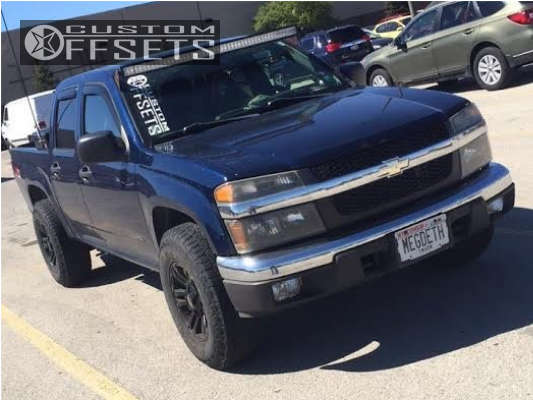 2004 Chevrolet Colorado with 17x8.5 25 MB Wheels Tko and 265/75R17 ...