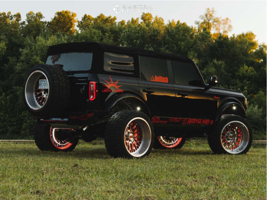 2022 Ford Bronco with 24x14 -76 Liberty Forged LBTY17 and 35/14.5R24 ...