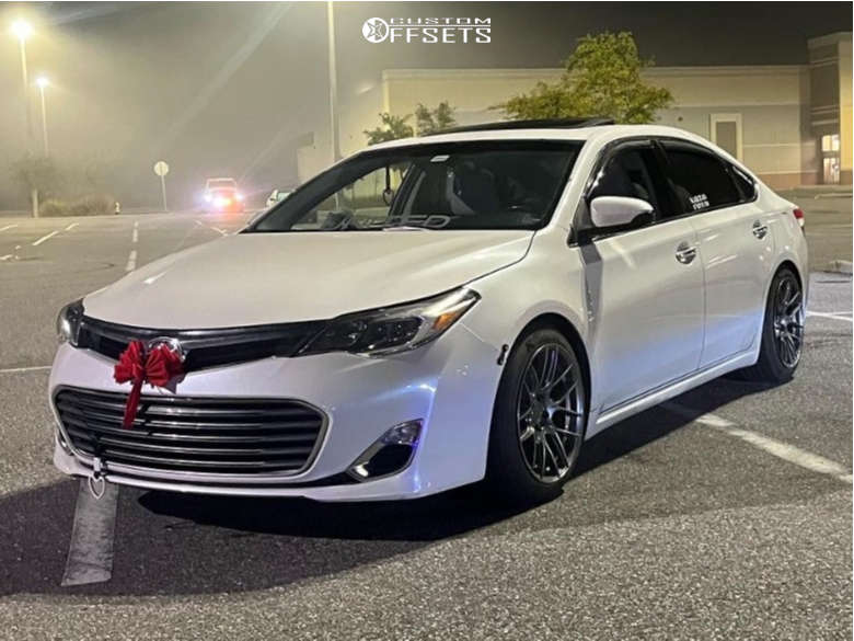 2015 Toyota Avalon with 18x9.5 35 Aodhan Ah-x and 235/45R18 Riken ...
