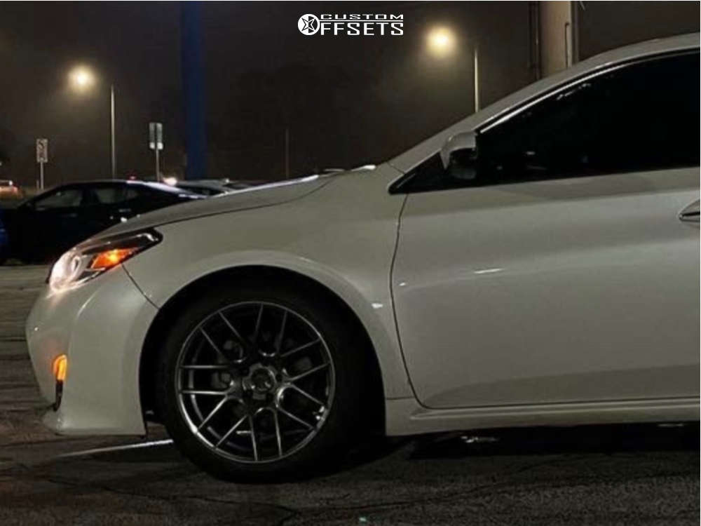 2015 Toyota Avalon with 18x9.5 35 Aodhan Ah-x and 235/45R18 Riken ...