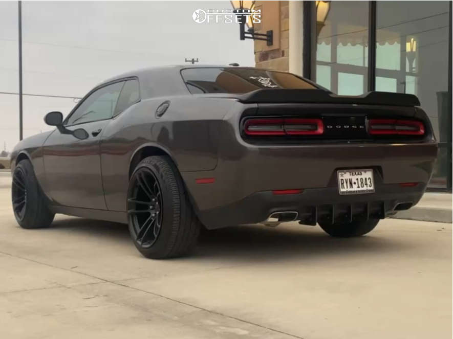 2017 Dodge Challenger with 20x11 16 Voxx Replicas Hellcat Widebody 2 ...