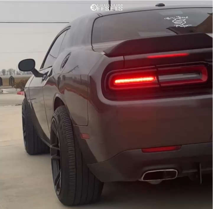 2017 Dodge Challenger with 20x11 16 Voxx Replicas Hellcat Widebody 2 ...