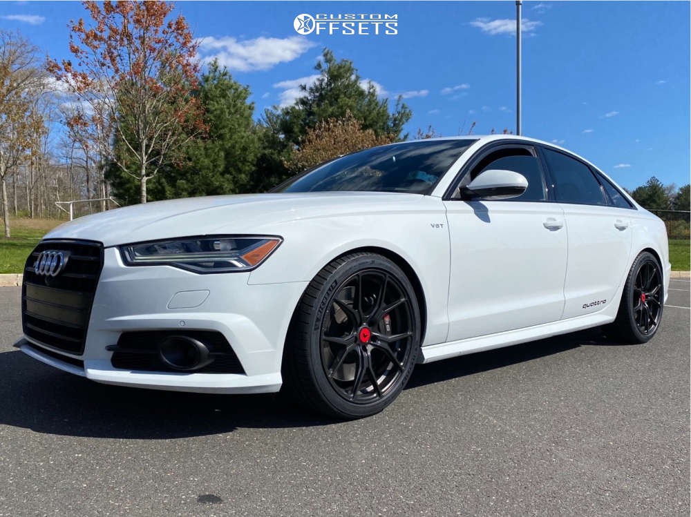 2016 Audi S6 with 20x9 25 Vorsteiner V-ff103 and 265/35R20 Michelin ...