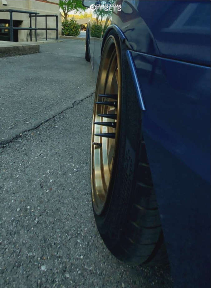 2009 Honda Civic with 17x9 20 MST Time Attack and 215/45R17 Vercelli ...