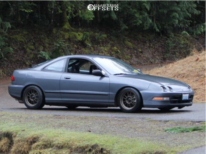 1994 Acura Integra with 15x7.5 35 Konig Hypergram and 195/50R15 Toyo ...