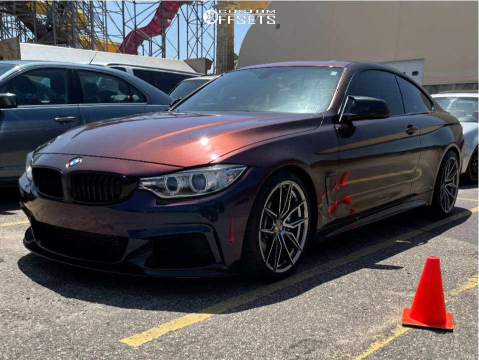 2015 BMW 435i XDrive with 19x8.5 40 XXR 559 and 245/40R19 Michelin ...