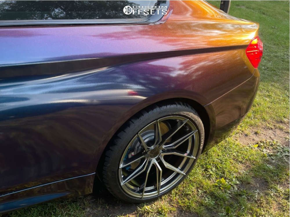 2015 BMW 435i XDrive with 19x8.5 40 XXR 559 and 245/40R19 Michelin ...